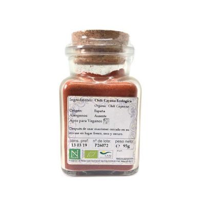Cayena en polvo ecológica | Pimiento de cayena molida BIO