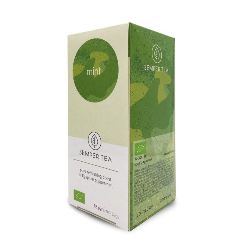 Comprar Menta Poleo orgánico en hoja entera bolsa pirámide Semper Tea
