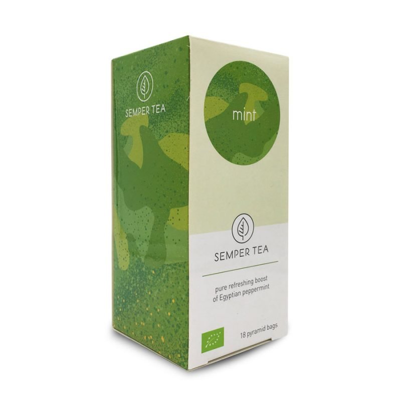 Comprar Menta Poleo orgánico en hoja entera bolsa pirámide Semper Tea
